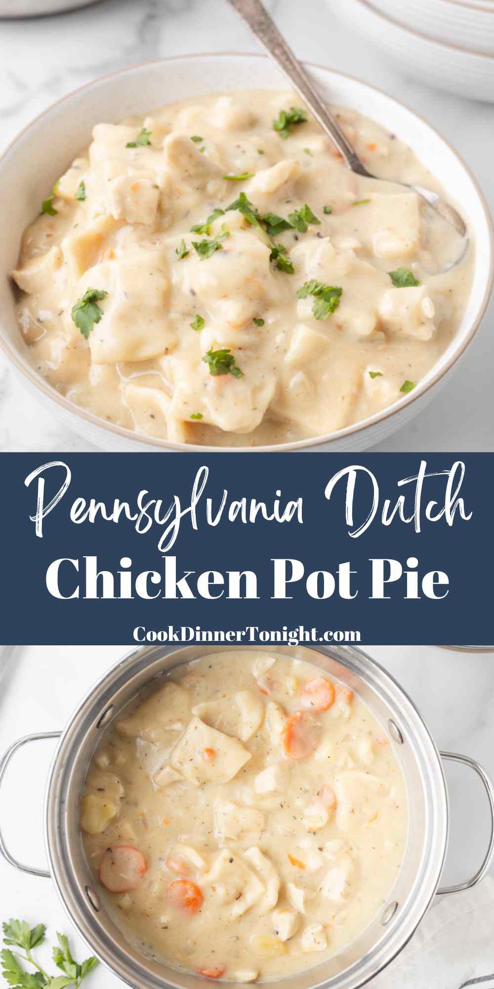 Pennsylvania Dutch Chicken Pot Pie - Cook Dinner Tonight