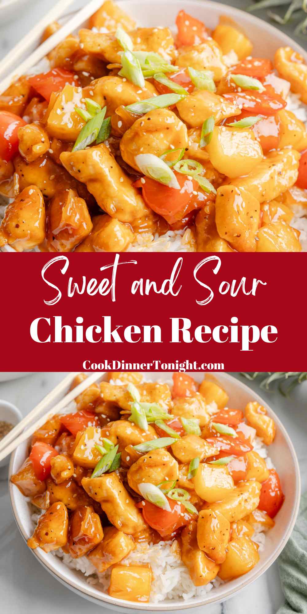 Easy Sweet and Sour Chicken Recipe - Cook Dinner Tonight